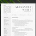 Modern Professional Resume Template Mac Pages and Word 1 Page Resume ...