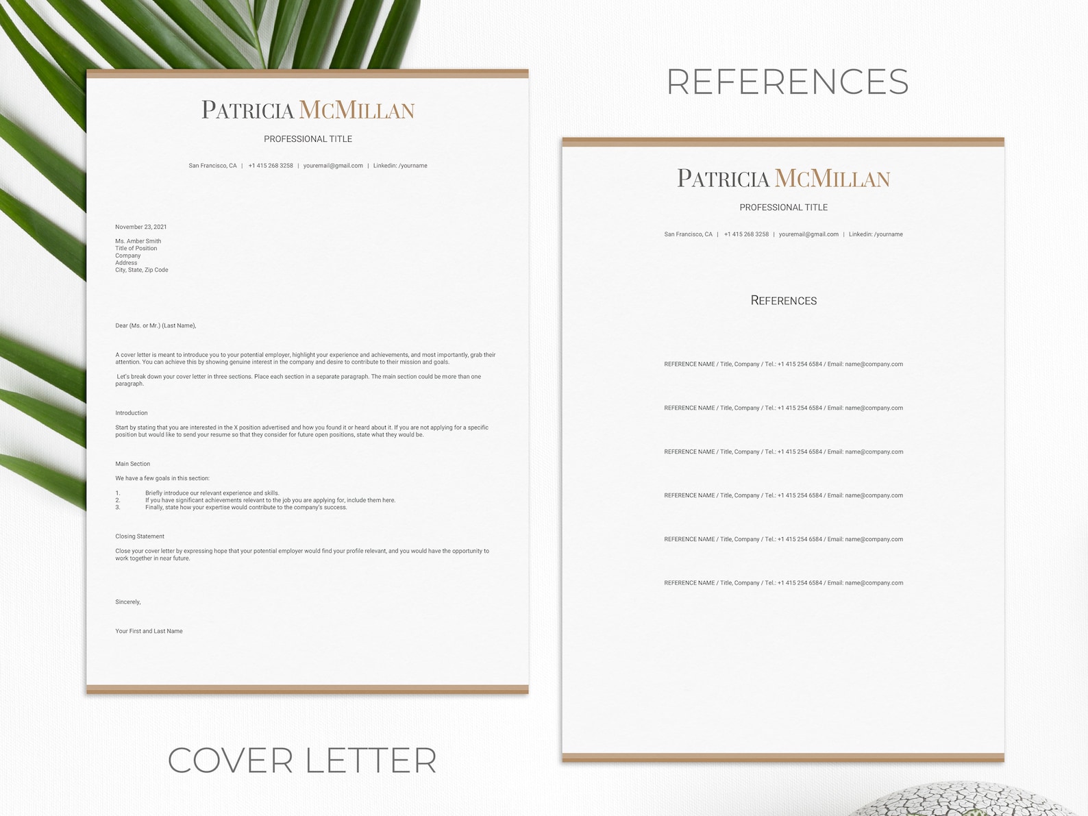 ATS Friendly Resume Template Resume Template Google Docs, Mac Pages ...