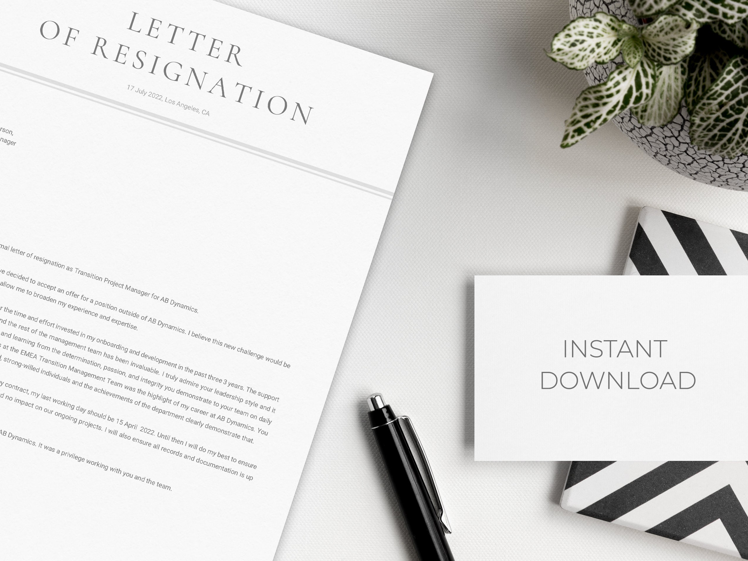 Resignation Letter Template + Writing Tips & Sample Letter ...