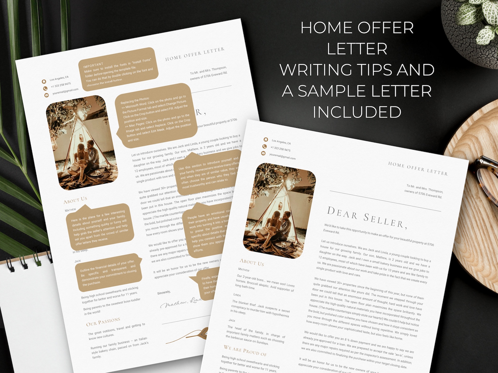 Home Offer Letter Template + Sample Letter & Writing Tips | Letter to ...
