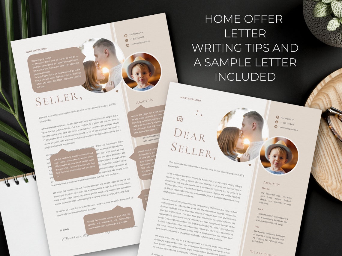 Home Offer Letter Template + Writing Tips and a Sample Letter | Letter ...