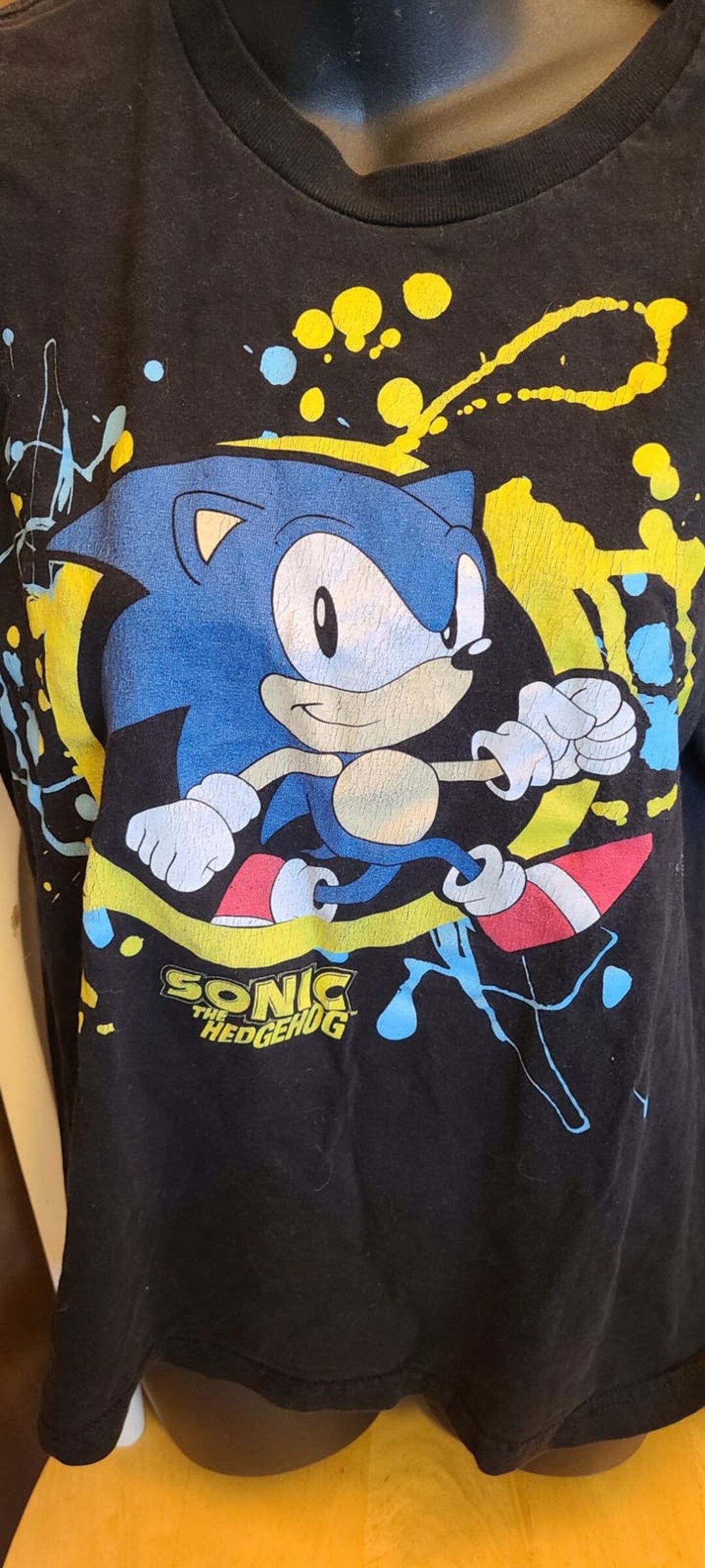 Vintage Sonic the Hedgehog Tee Shirt SEGA Size Youth XL Y2k Licensed by ...