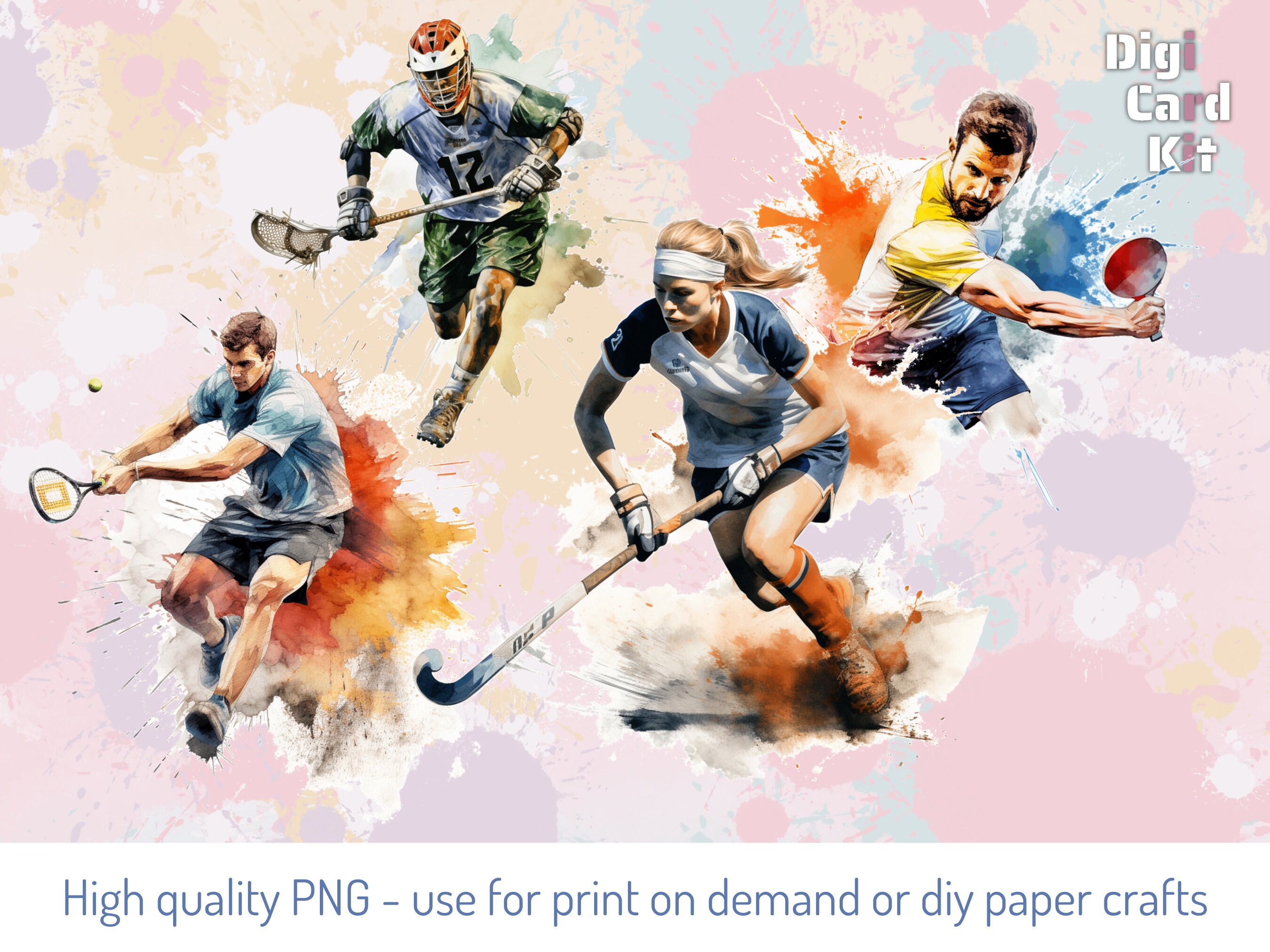 Sports | Sublimation PNG | Printable Illustration | Instant Download ...