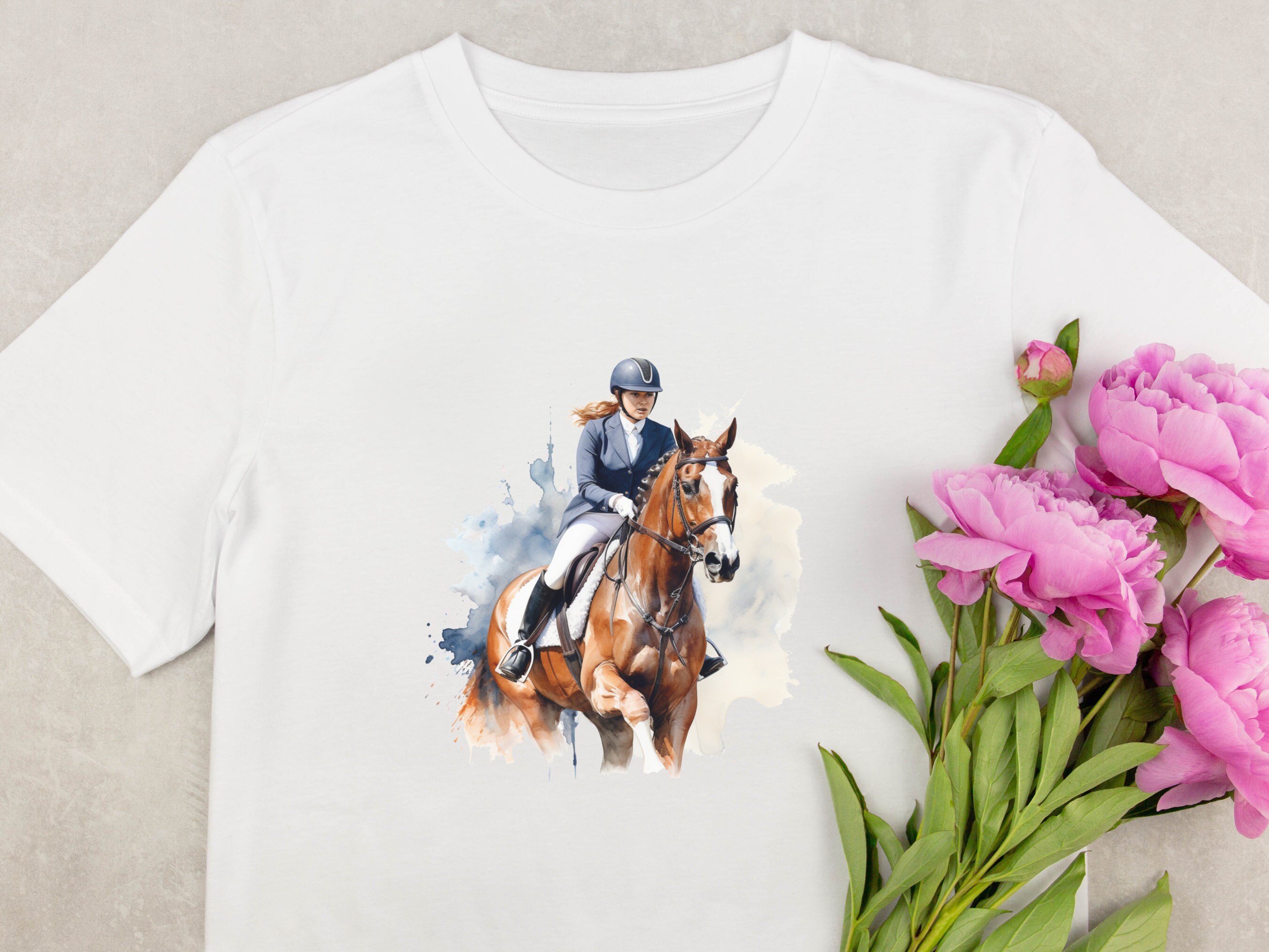Horseback Rider Sublimation PNG Printable Illustration - Etsy