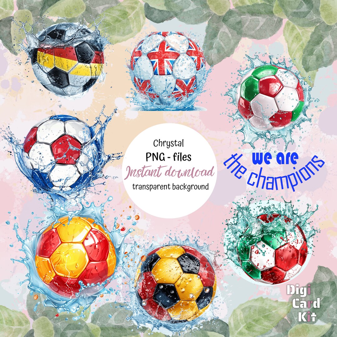 Eurovision Football Competition 2024 8 PNG Files to Use for Journalling ...