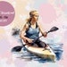 Kayak Sublimation PNG | Printable Illustration | Instant Download ...