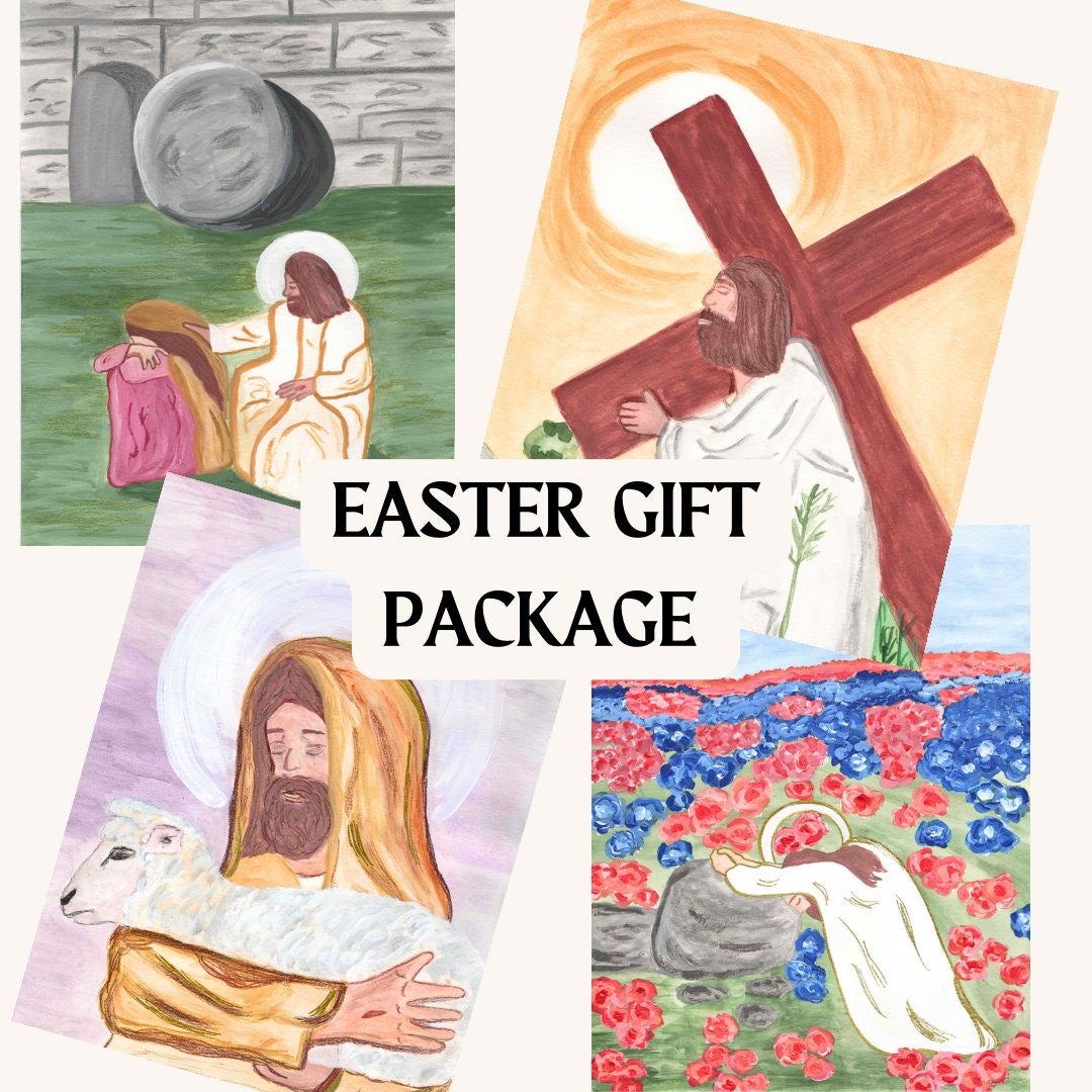 Catholic Easter Art Prints: Easter Gift Package - Etsy