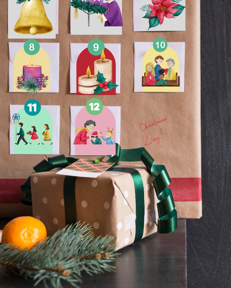Advent Calendar for Kids Printable Catholic/christian Advent - Etsy