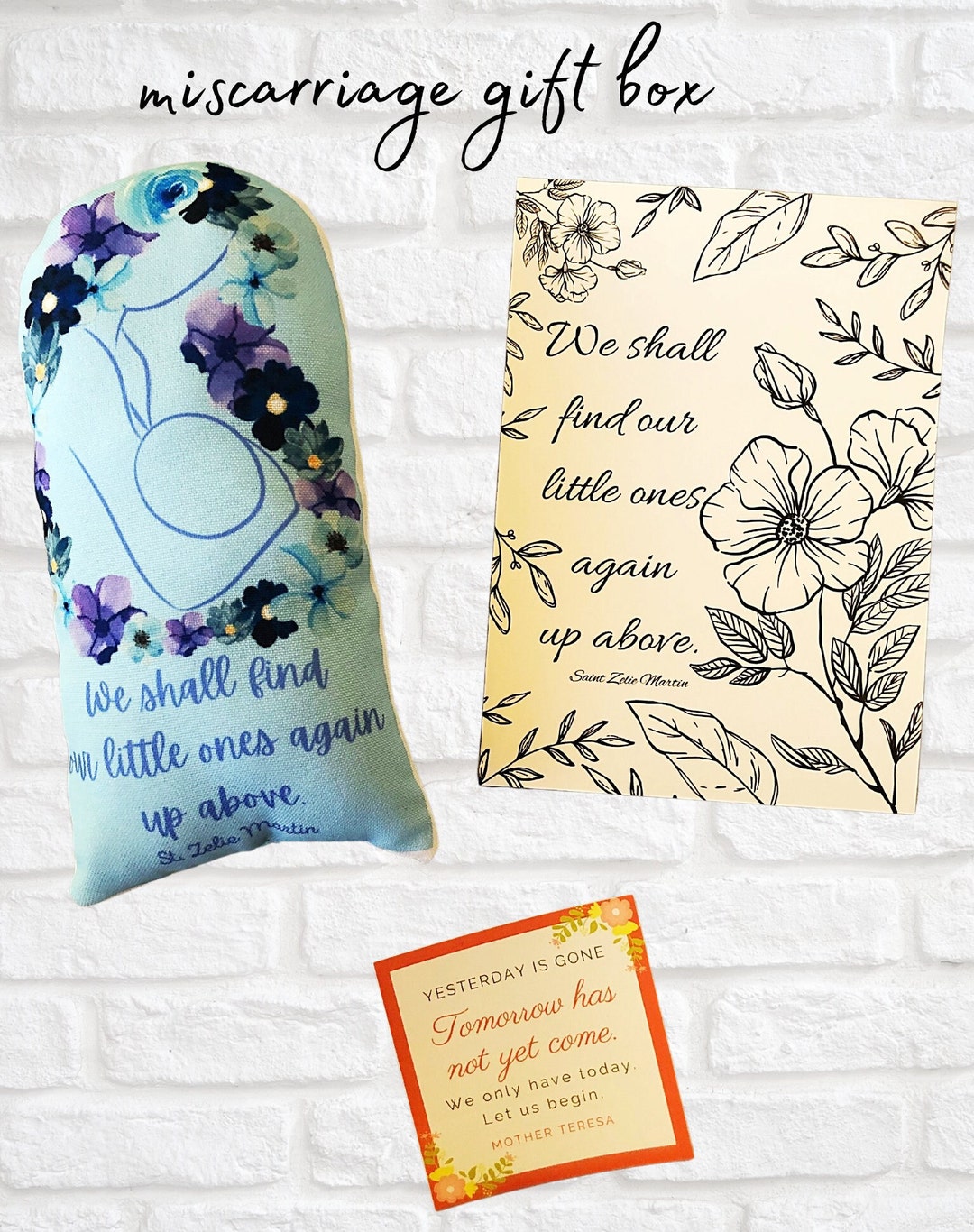 Miscarriage and Infant Loss Gift Box Catholic Gift for Grieving Moms - Etsy