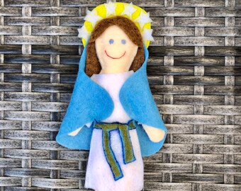 Blessed Mother Mary Doll | Etsy