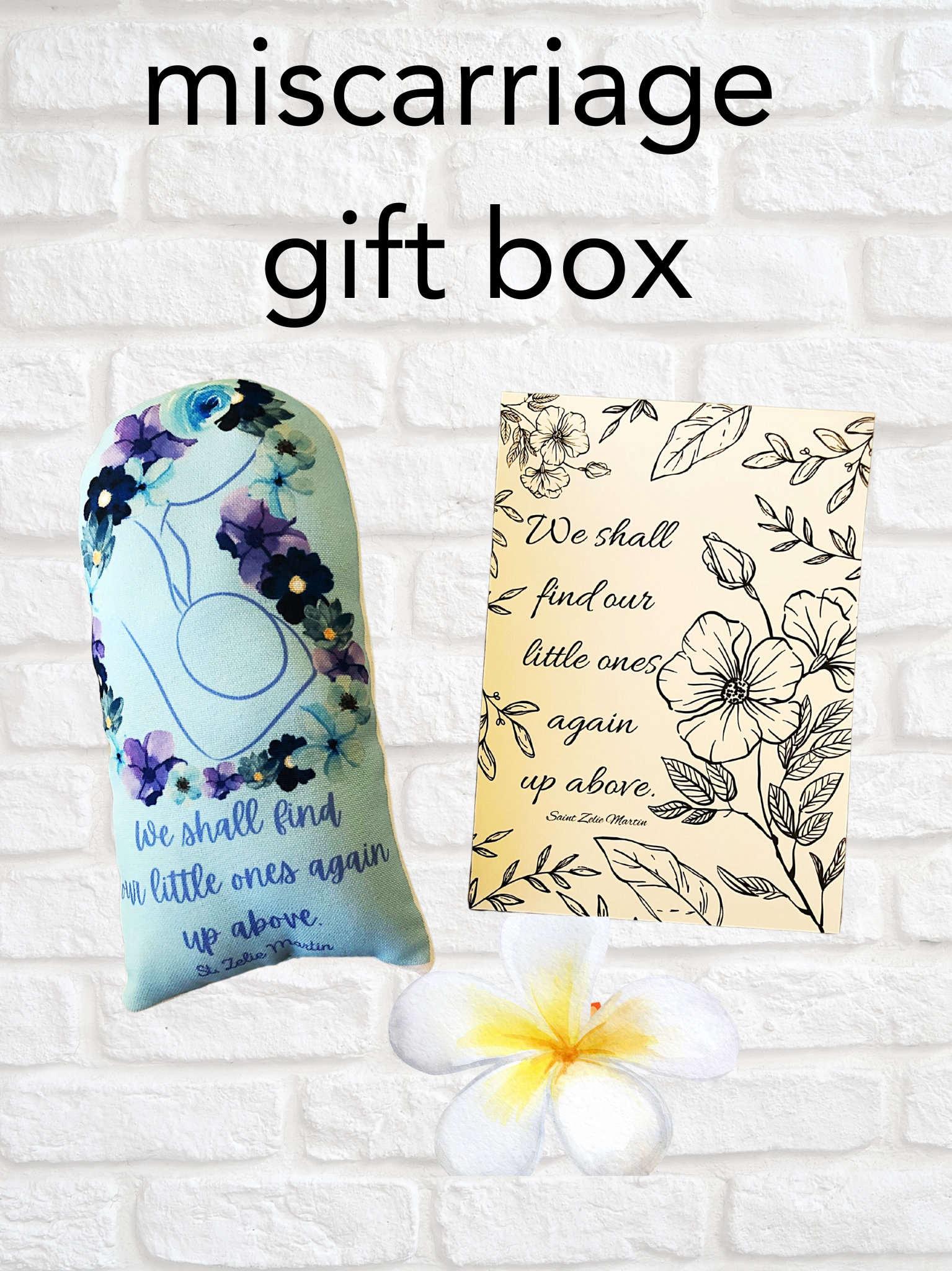 Miscarriage and Infant Loss Gift Box - Catholic Gift for Grieving Moms ...