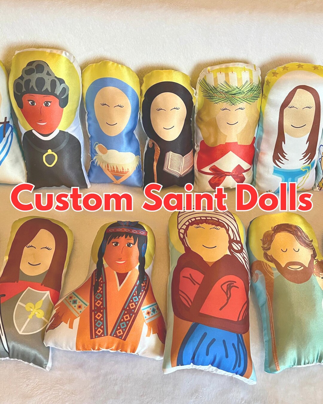 Custom Stuffed Saint Dolls - Catholic Easter Gift - Etsy