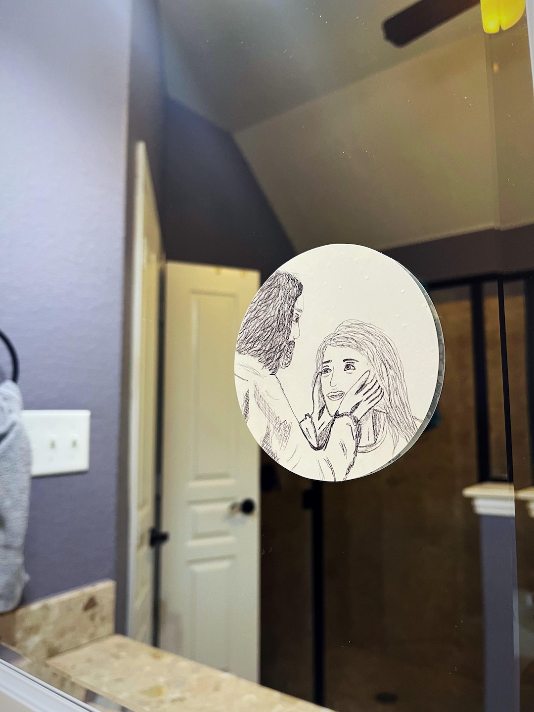 Christian Mirror Decal: Catholic Gift, Self-esteem Support (4x4 Inches ...
