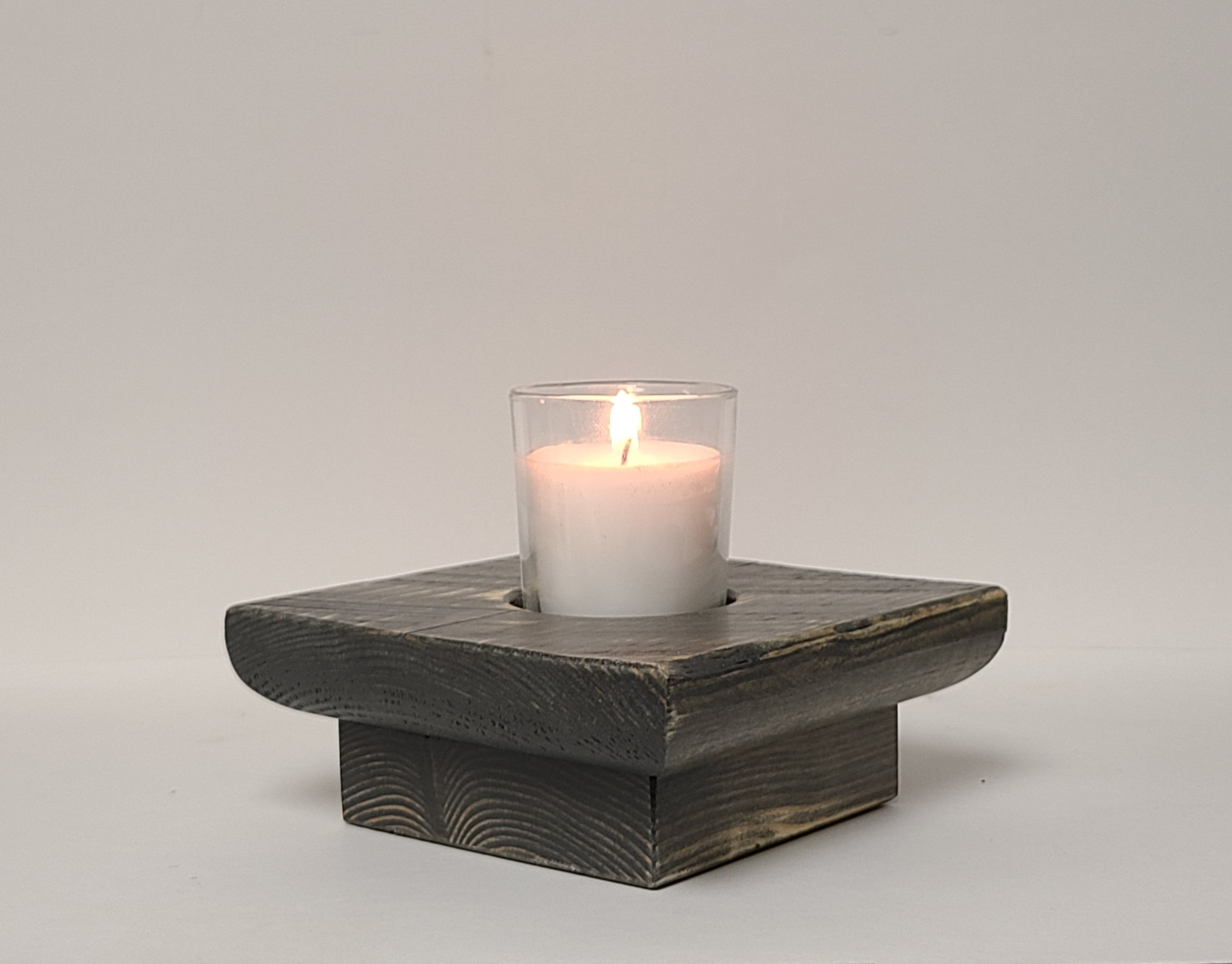 Farmhouse Rustic Votive Candle Holder| Wood Décor | Home Décor ...