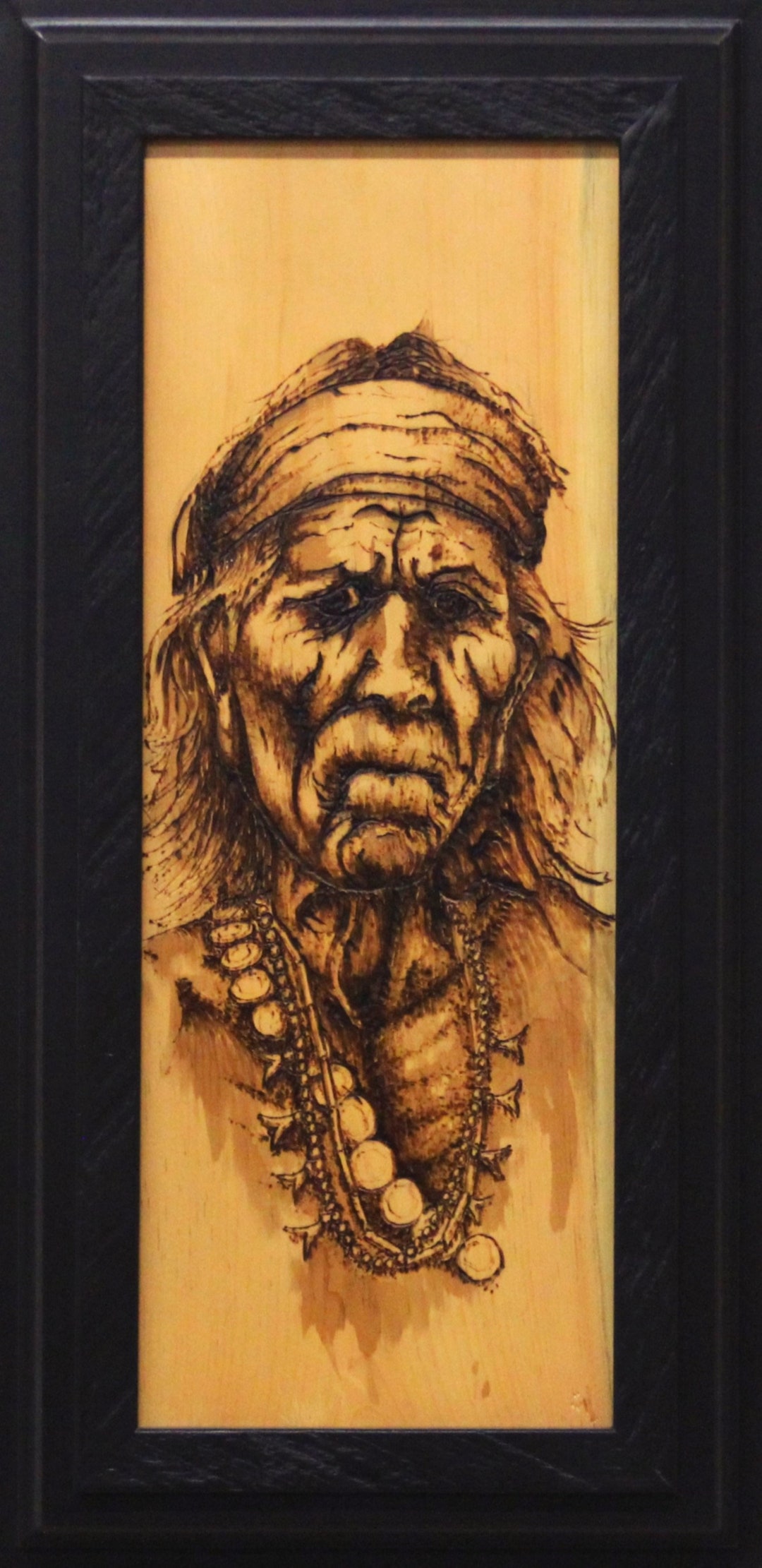 Broken, Original Artwork, Pyrography, Woodburning, Native American ...