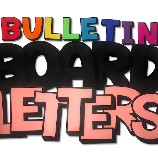 Bulletin Board Letters - Etsy