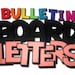 Bold Printable Bulletin Board Letters Classroom Decor - Etsy