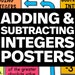 Adding and Subtracting Integers Posters - Math Classroom Decor - Math ...