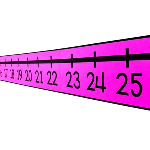 Printable Number Lines - Math Classroom Decor - Math Anchor Charts ...