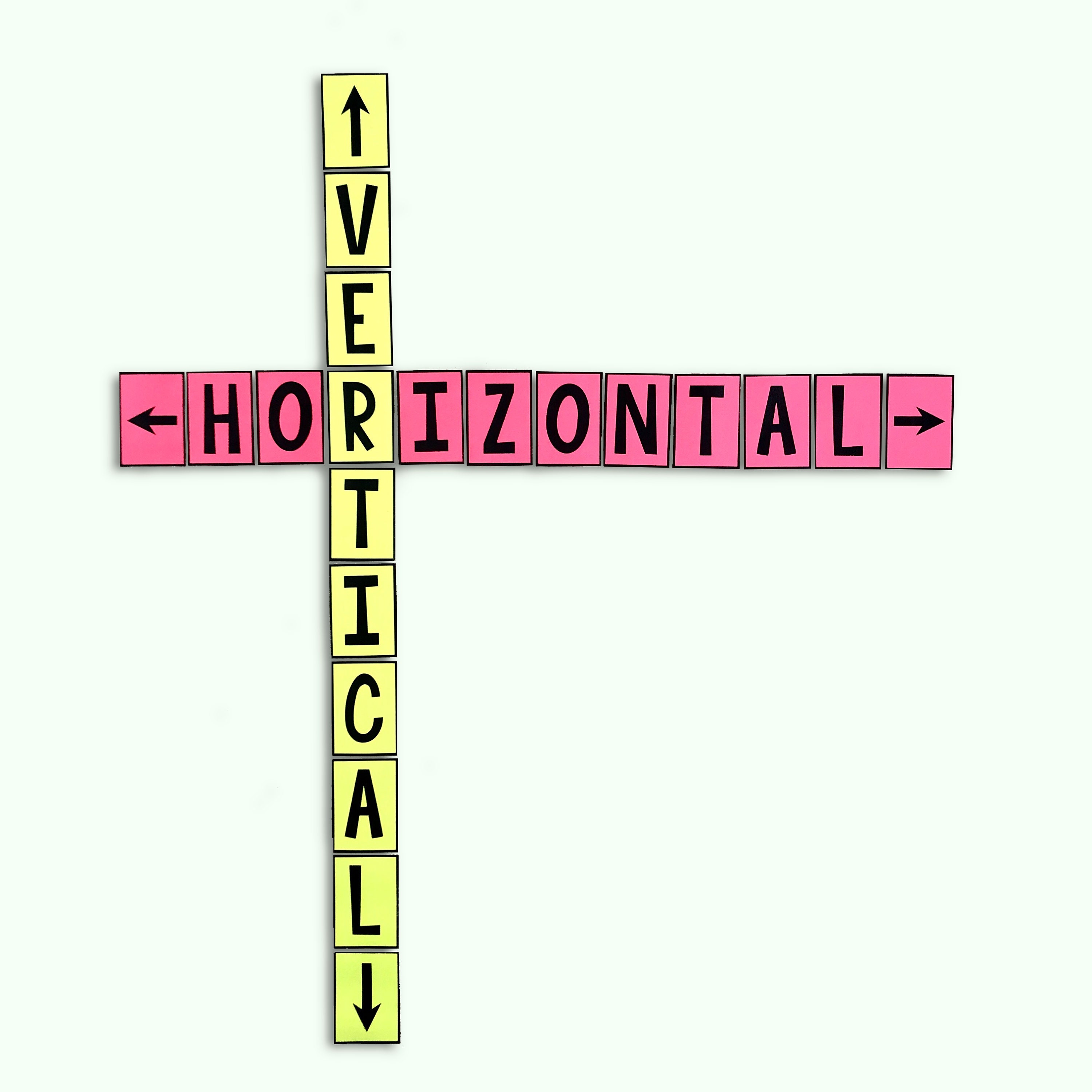 Horizontal and Vertical Posters Math Classroom Decor Math Anchor Charts ...