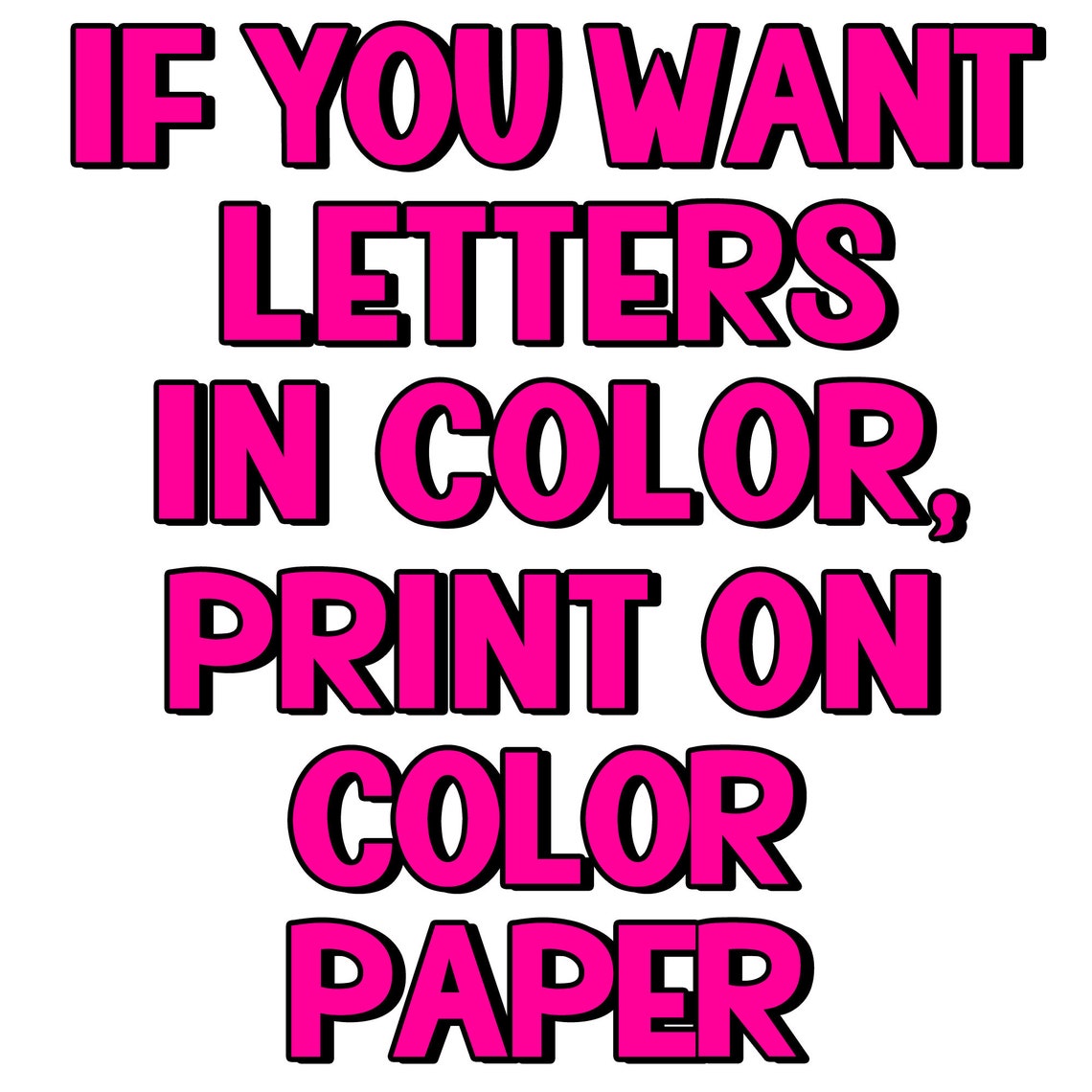 Bold Printable Bulletin Board Letters Classroom Decor - Etsy