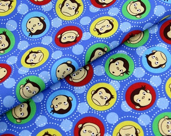 Curious George Fabric | Etsy
