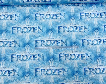 Disney Princess Elsa Anna Frozen Fabric Cotton Cartoon Fabric Animation ...