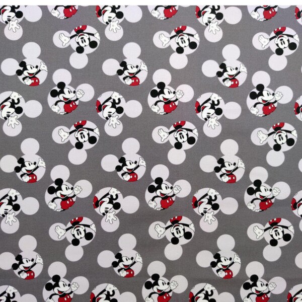 Mickey Mouse Fabric - Etsy