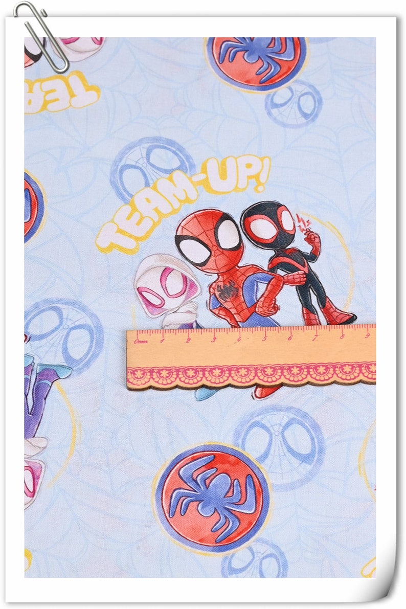 Spiderman Fabric Marvel Superhero Fabric 100% Cotton Fabric - Etsy