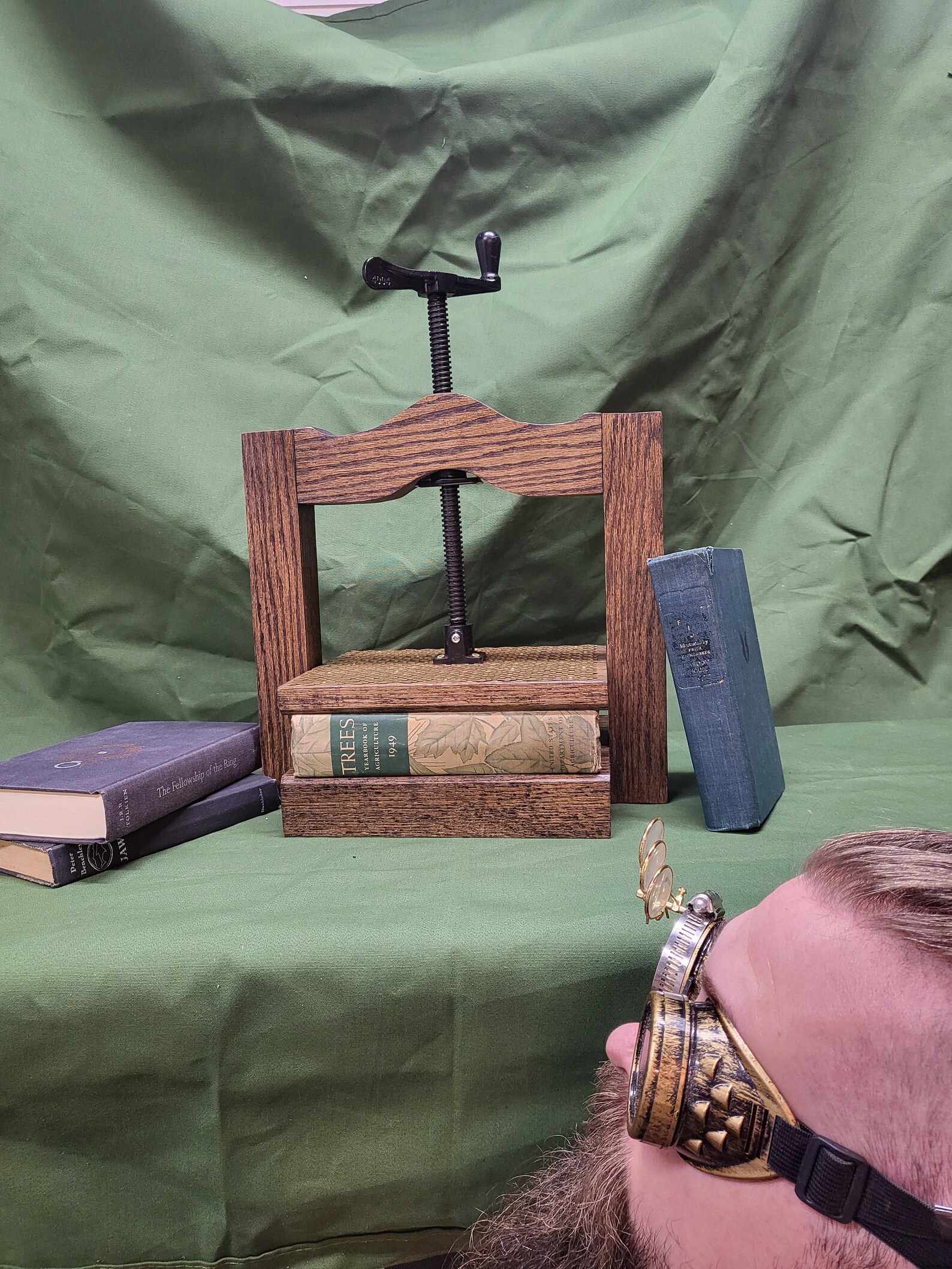 Oak Book Press Hand Made - "the Book Yoke" - Etsy
