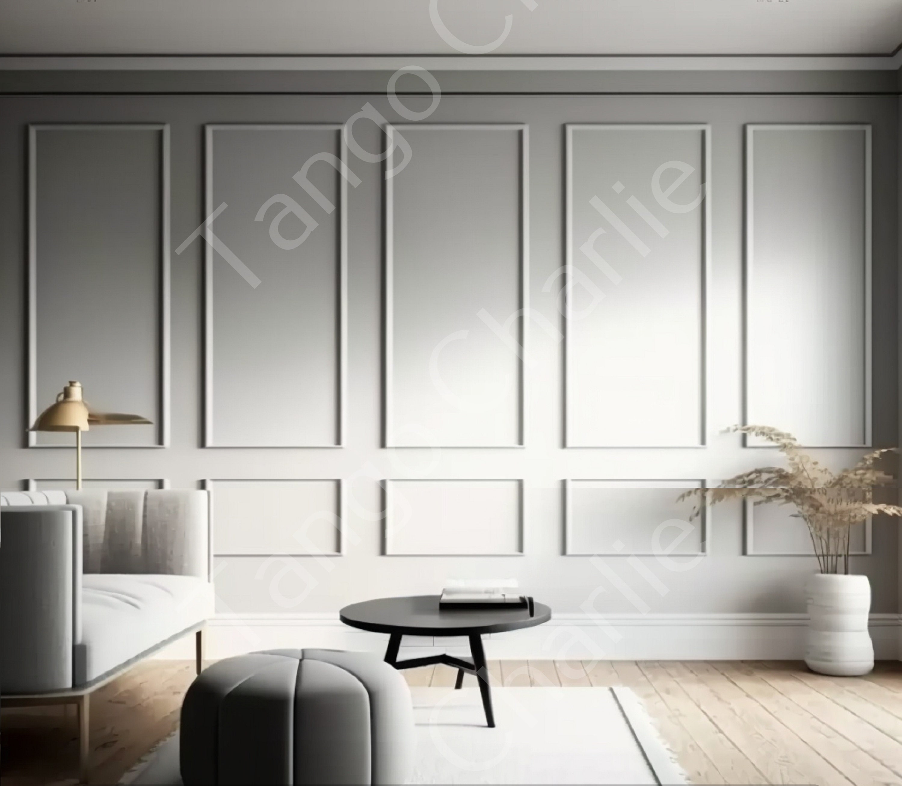 Living Room Paneling Designs