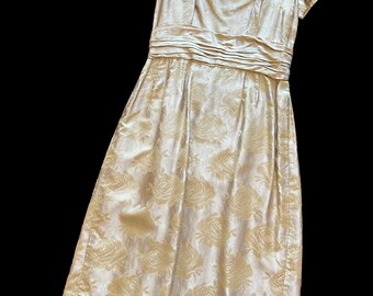 Pale Gold Dress - Etsy