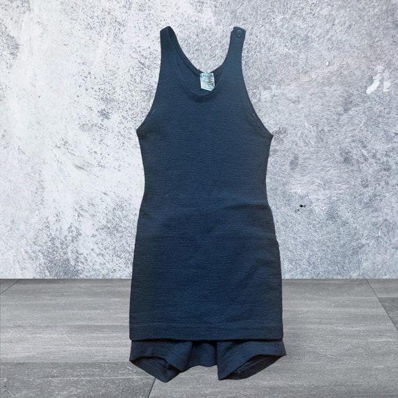 1920s Catalina Wool Swimsuit - Gem