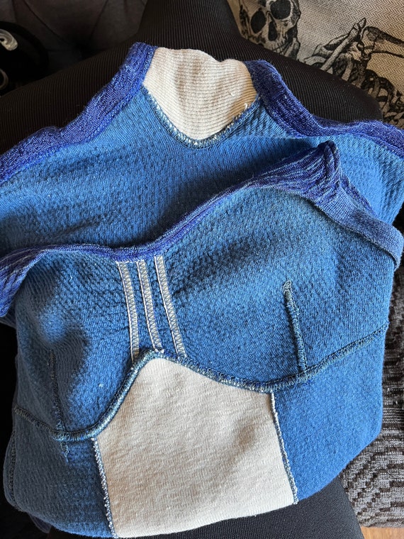1930s Blue Wool Swimsuit - Gem