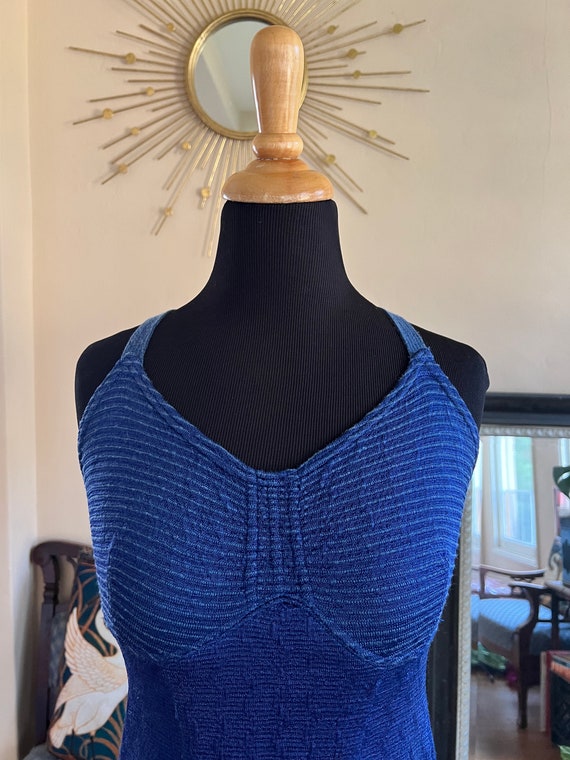 1930s Blue Wool Swimsuit - Gem