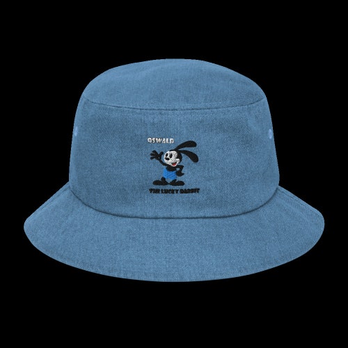 Oswald the Rabbit Inspired Denim Ball Cap / Summer Hat Great - Etsy