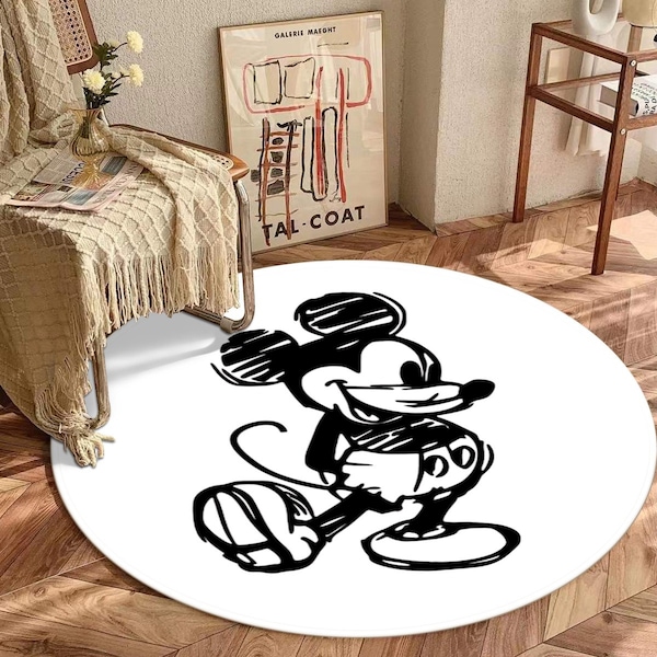 Mickey Mouse Rug - Etsy