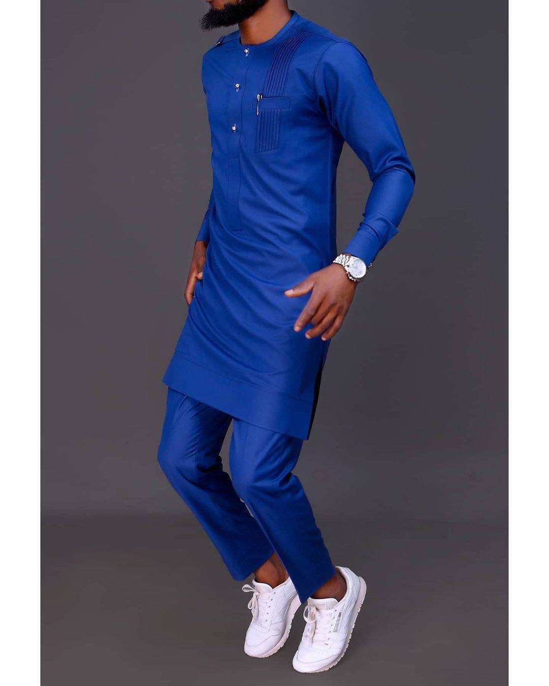 African Senator Suit, African Wedding Suit, African Men's Wear, Agbada ...
