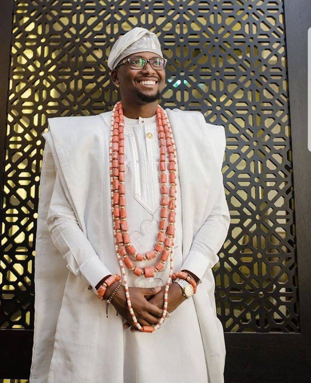 Agbada, Agbada for Men, White Agbada, Robe Africain, Traditional ...
