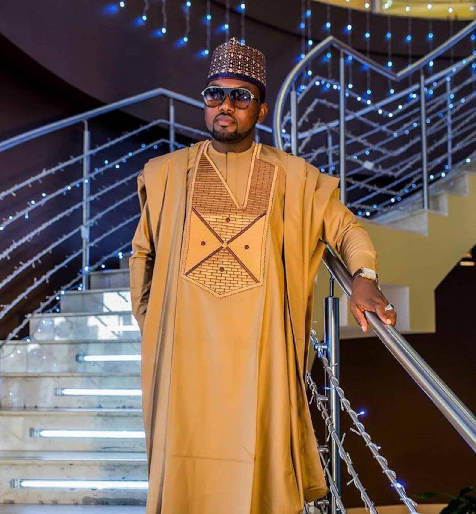 Agbada, Agbada for Men, African Agbada, Robe Africain, Traditional ...