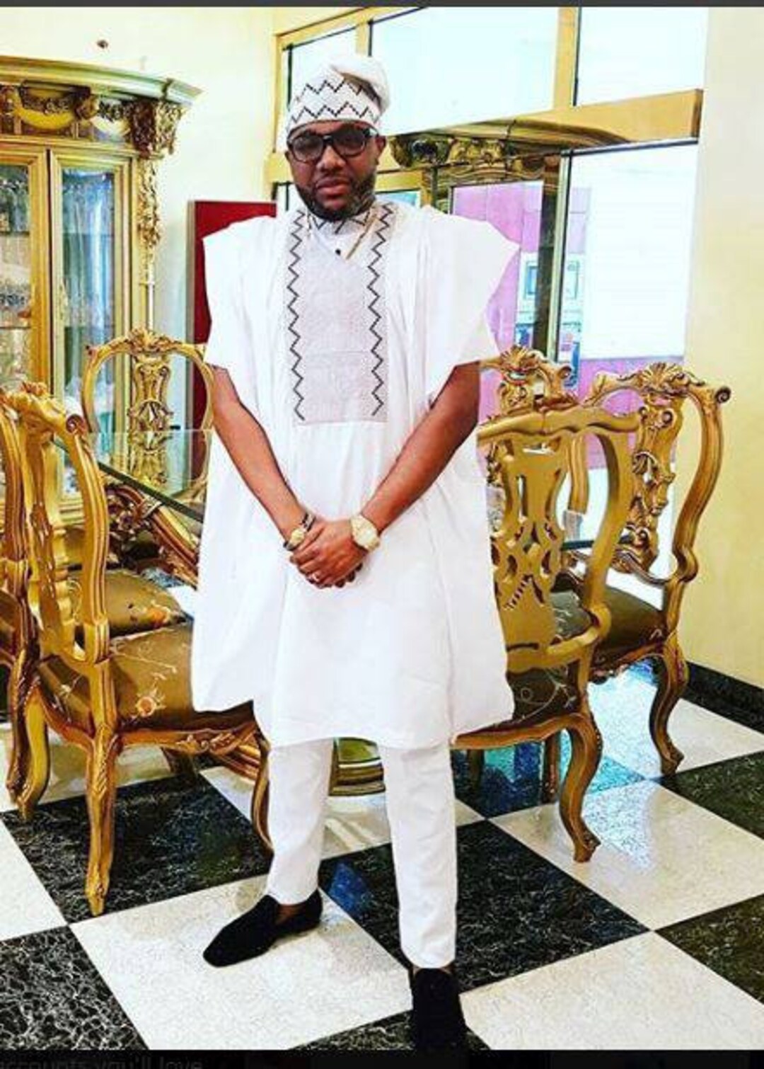 Agbada, Agbada for Men, African Agbada, Robe Africain, Traditional ...