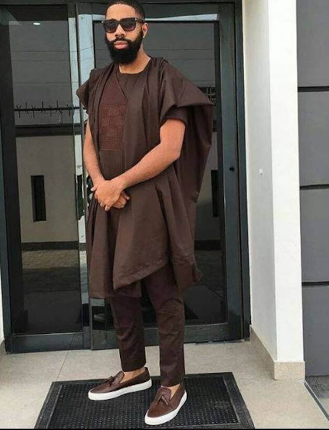 Agbada, Agbada for Men, African Agbada, Robe Africain, Traditional ...