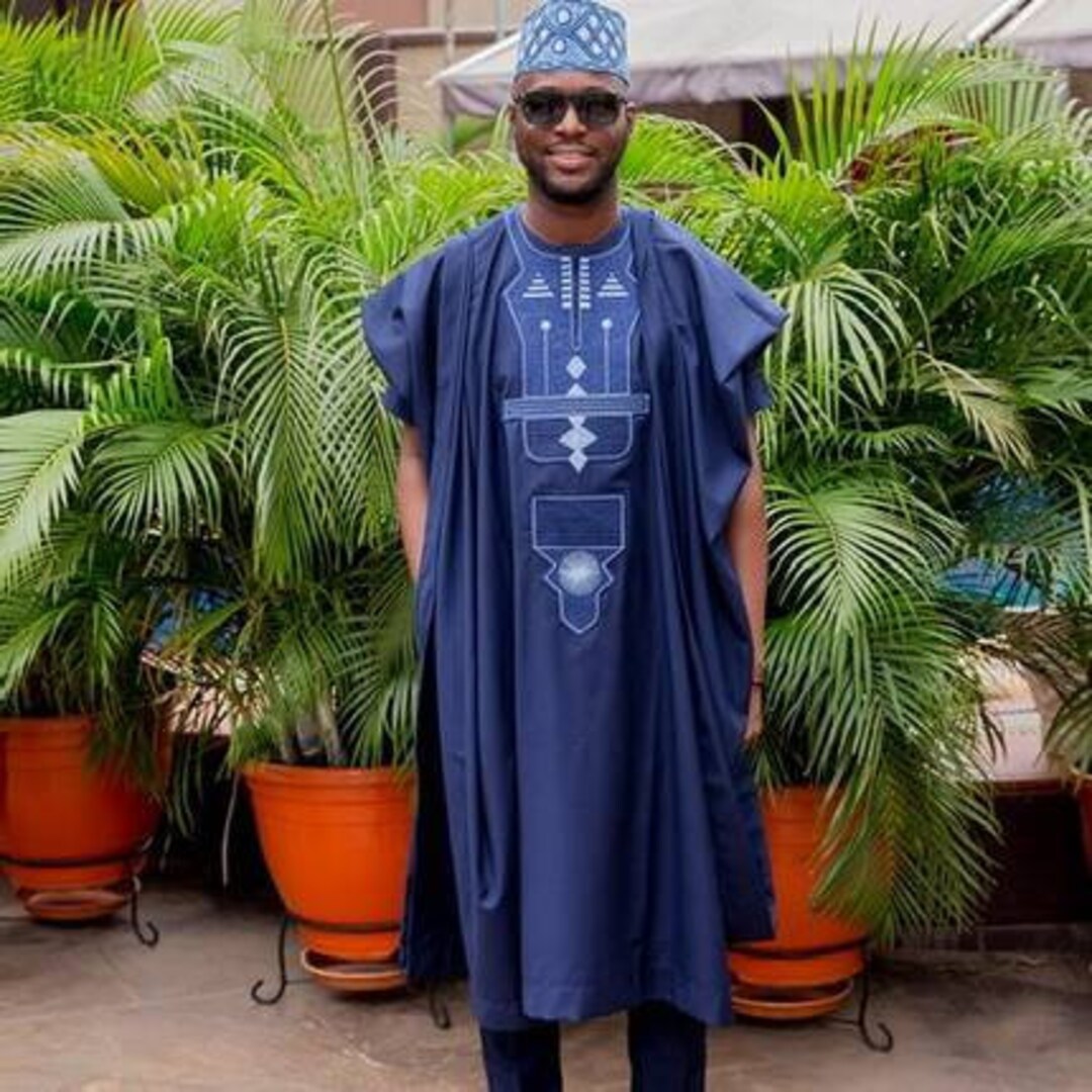 Agbada, African Agbada, Robe Africain, Traditional Wedding Suit ...