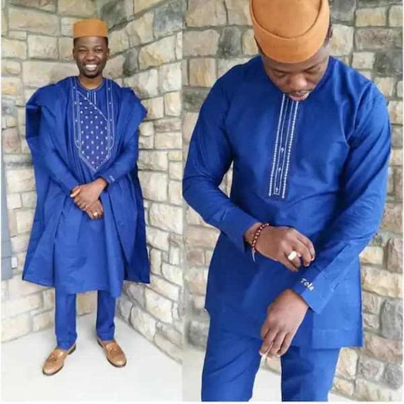 Agbada, Agbada for Men, African Wedding Suit, Senator Wear, African ...