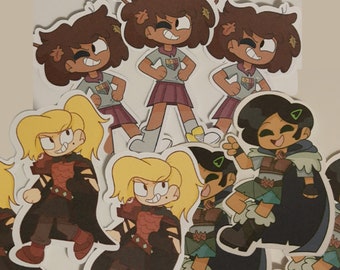 Amphibia: Calamity Trio Stickers - Etsy