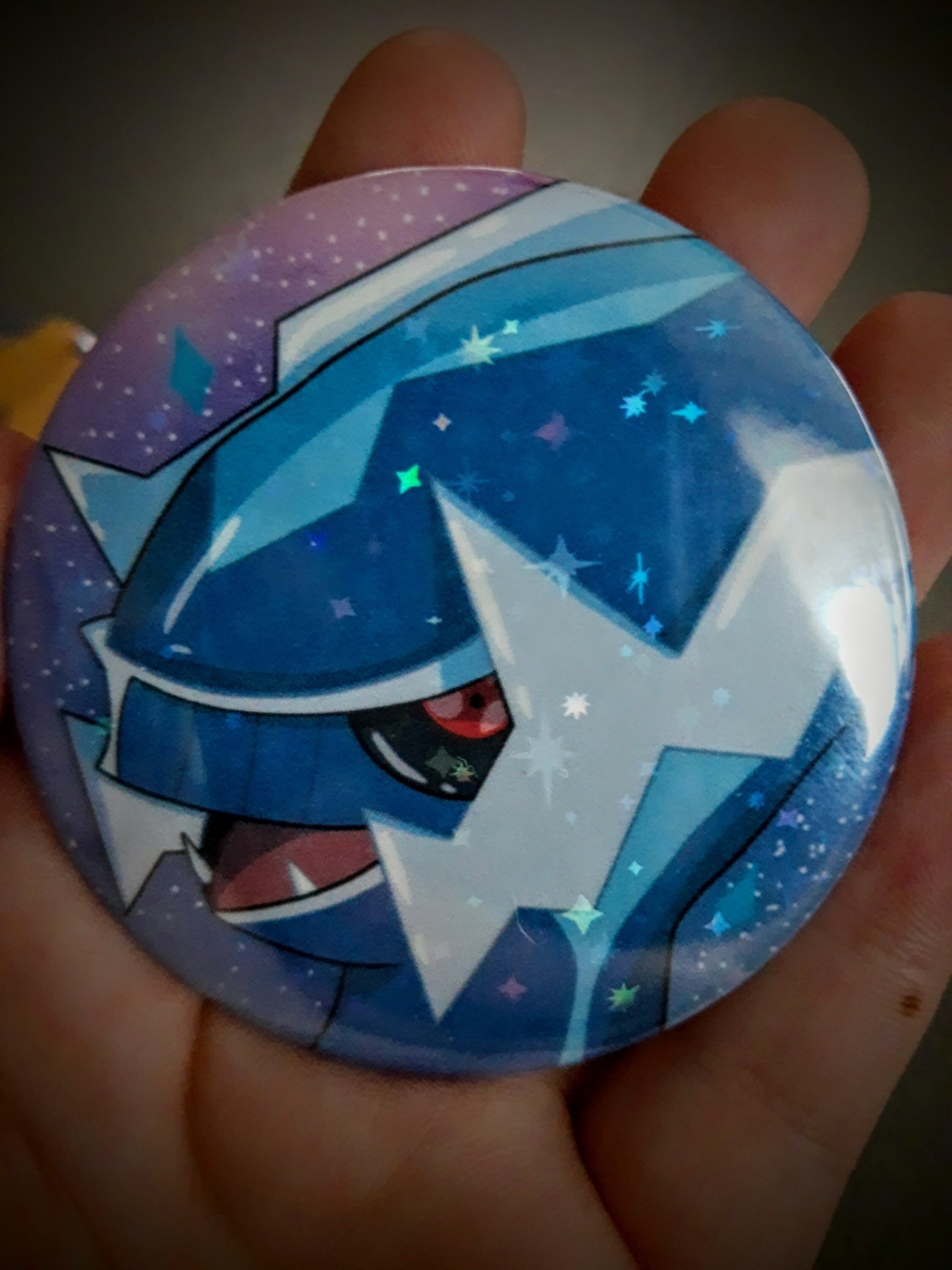 Holographic Pokebuttons || Arceus + Creation Trio || 2.25inch - Etsy