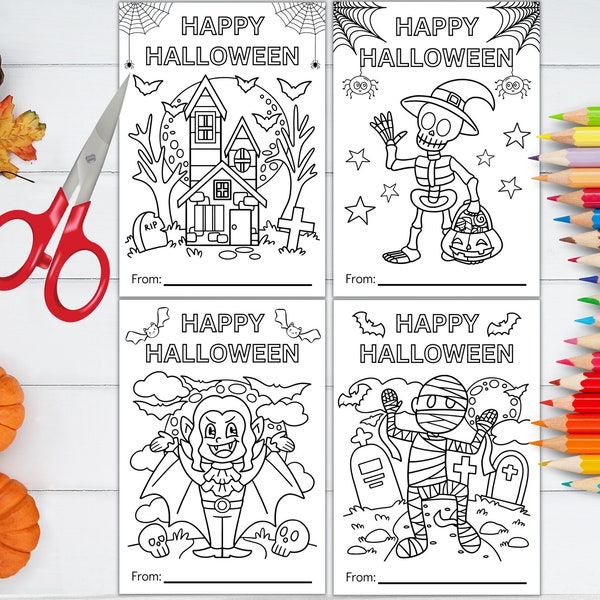 Happy Halloween Card - Etsy