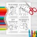 Unicorn Coloring Valentine's Day Cards, Printable Valentine's Day Cards ...