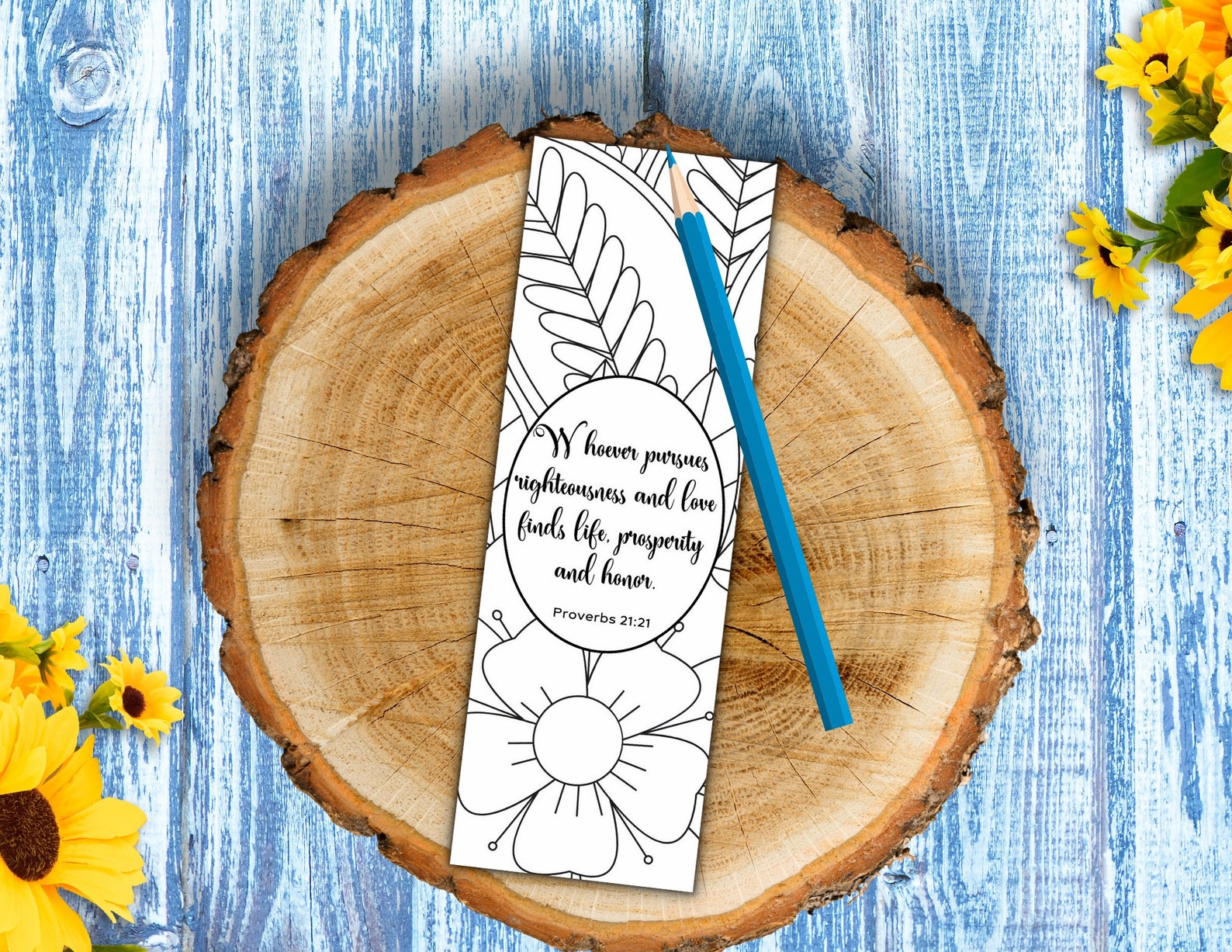 Coloring Bible Verse Bookmarks Set of 4, Printable Coloring Bible ...