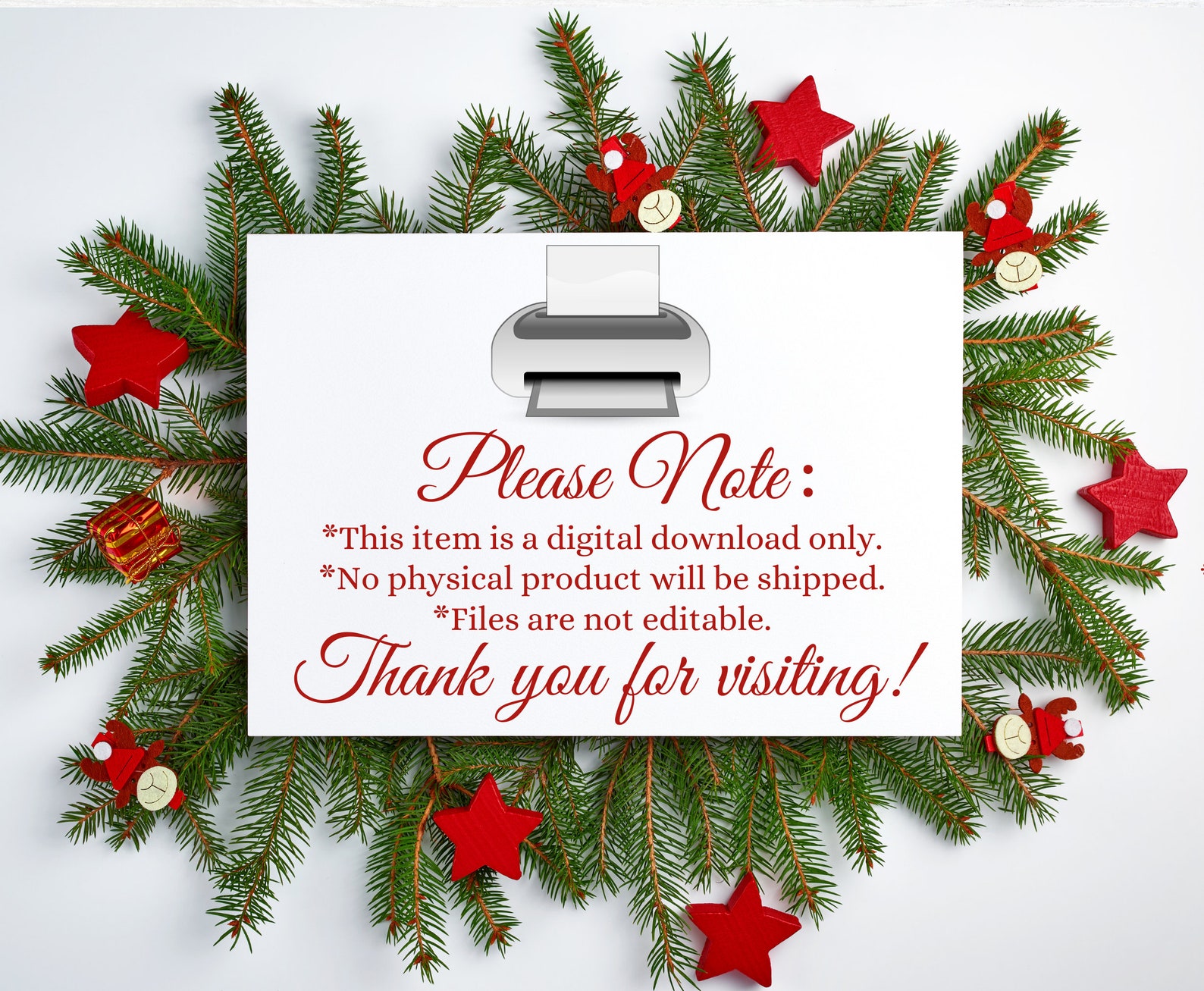 Poinsettia Christmas Bookmarks, Printable Christmas Bookmarks, DIY ...